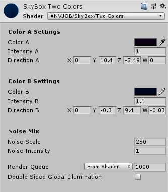SkyBox Two Colors. Free Unity Asset. Nicholas Veselov Unity Developer. Николай Веселов Unity ...